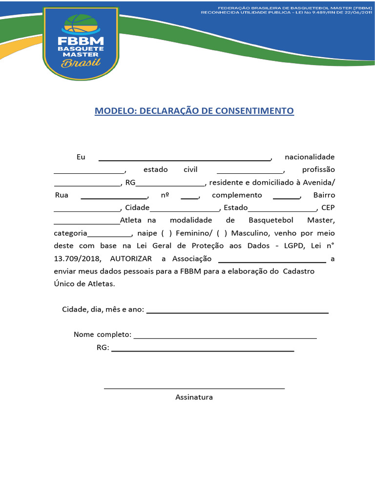 Declaração de Consentimento | PDF