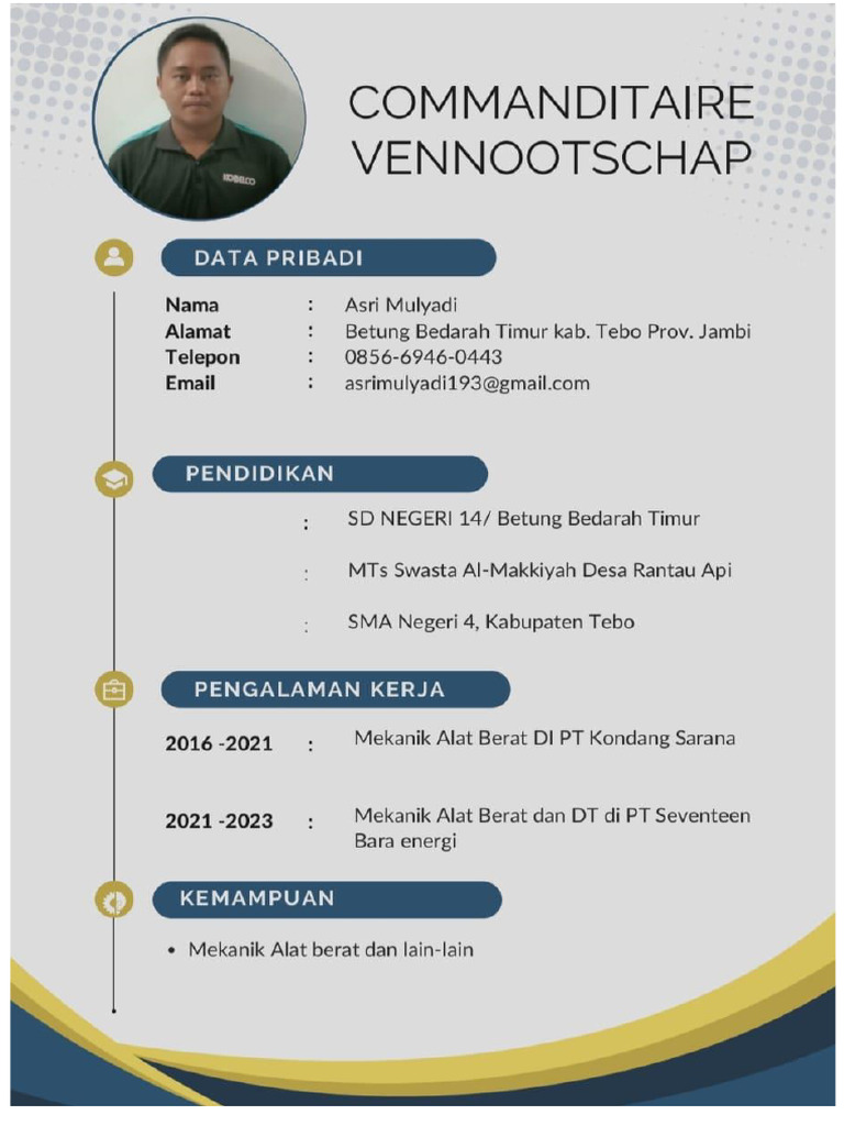 CV ASRI | PDF