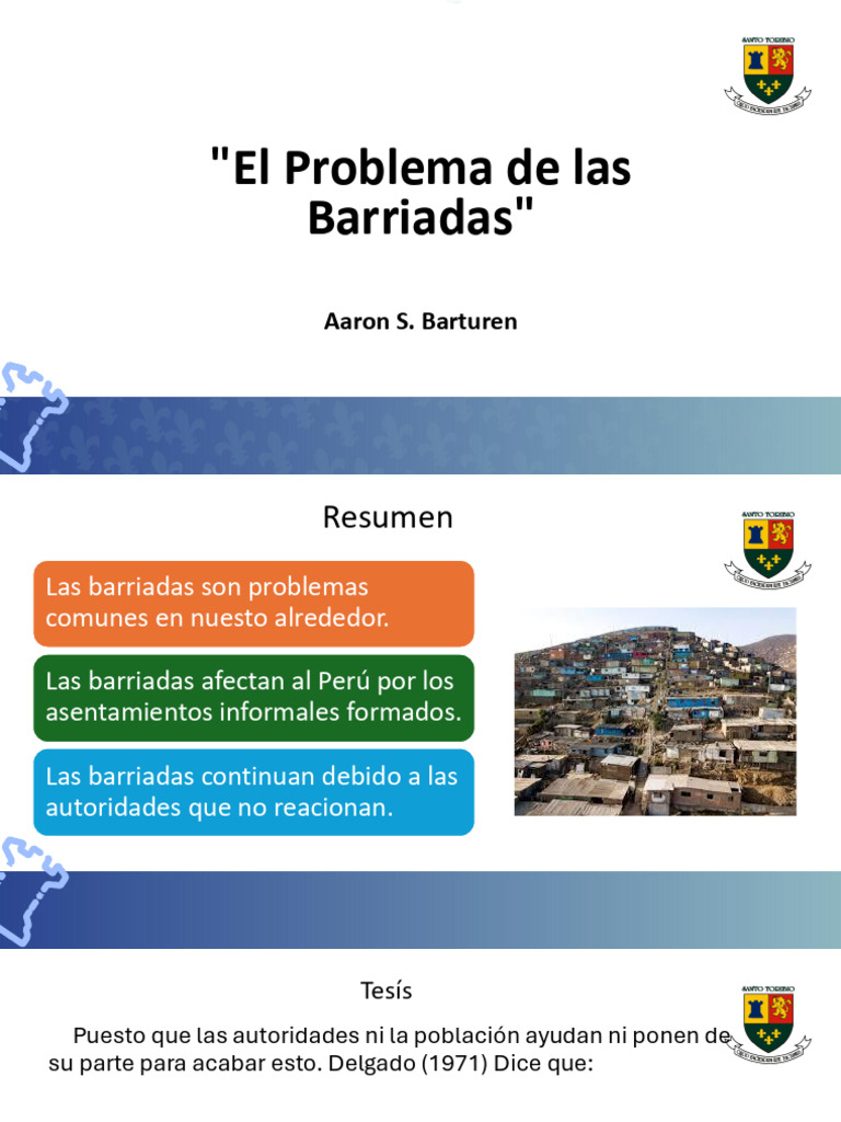 Las Barriadas | PDF