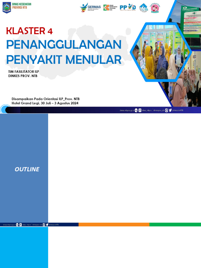 Klaster - 4 - Penanggulangan - Penyakit - Menular - Kompilasi | PDF