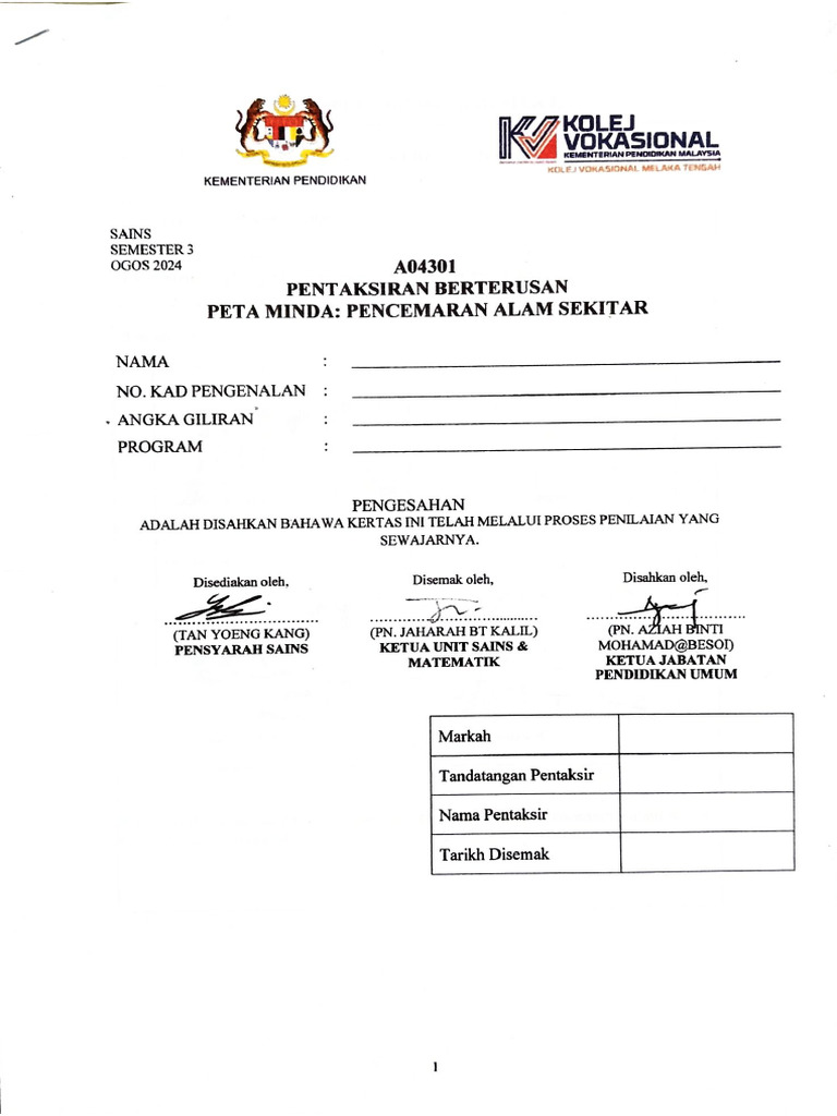 PB Peta Minda SVM Sem 3 | PDF