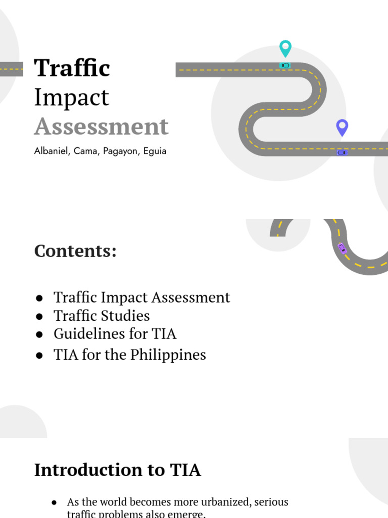Traffic Impact Assessment | PDF