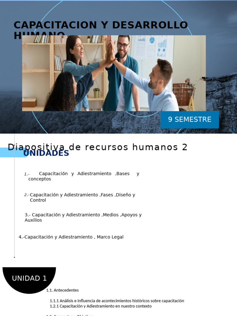 Capacitacion Unidad 1 2024 | PDF | Business | Aprendizaje