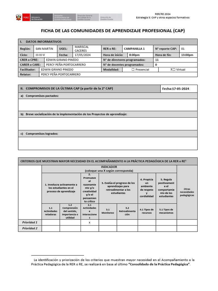 Ficha Cap 1 Campanilla 1-Re | PDF