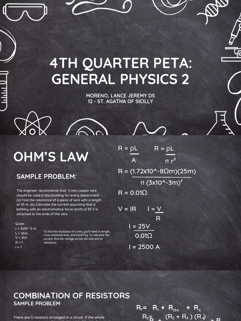 Performance Task in Physics | PDF | Electrical Resistance And ...