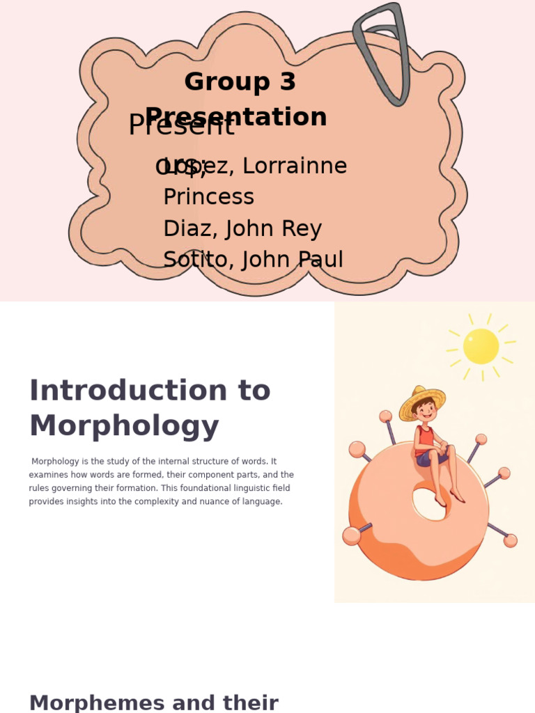 Introduction-To-Morphology - PPTX 20240922 095049 0000 | PDF