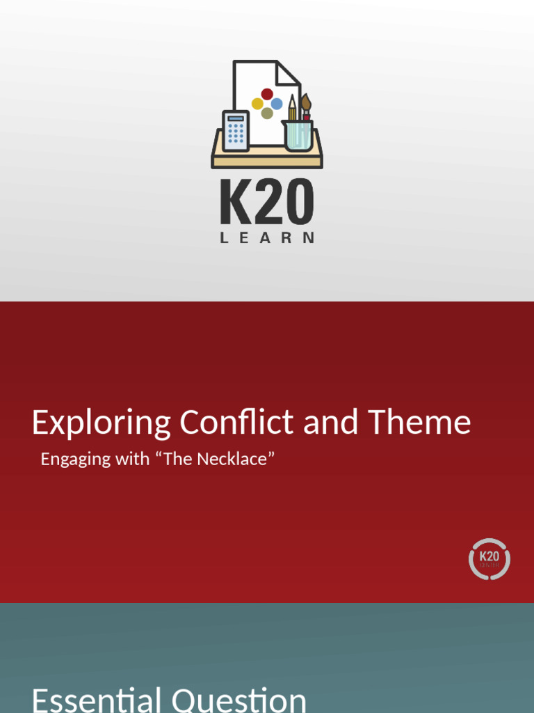 Lesson Slides—Exploring Conflict and Theme | PDF