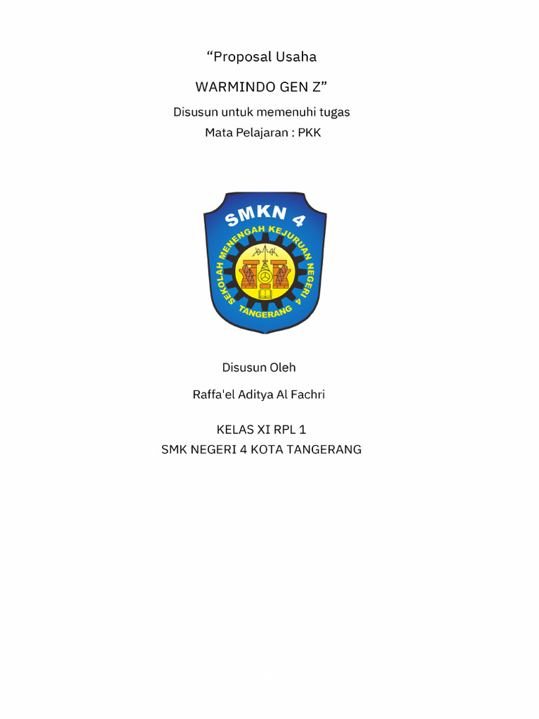 Proposal Usaha Warmindo Rahmatul Zamri - PDF - 20240924 - 074857 - 0000 ...