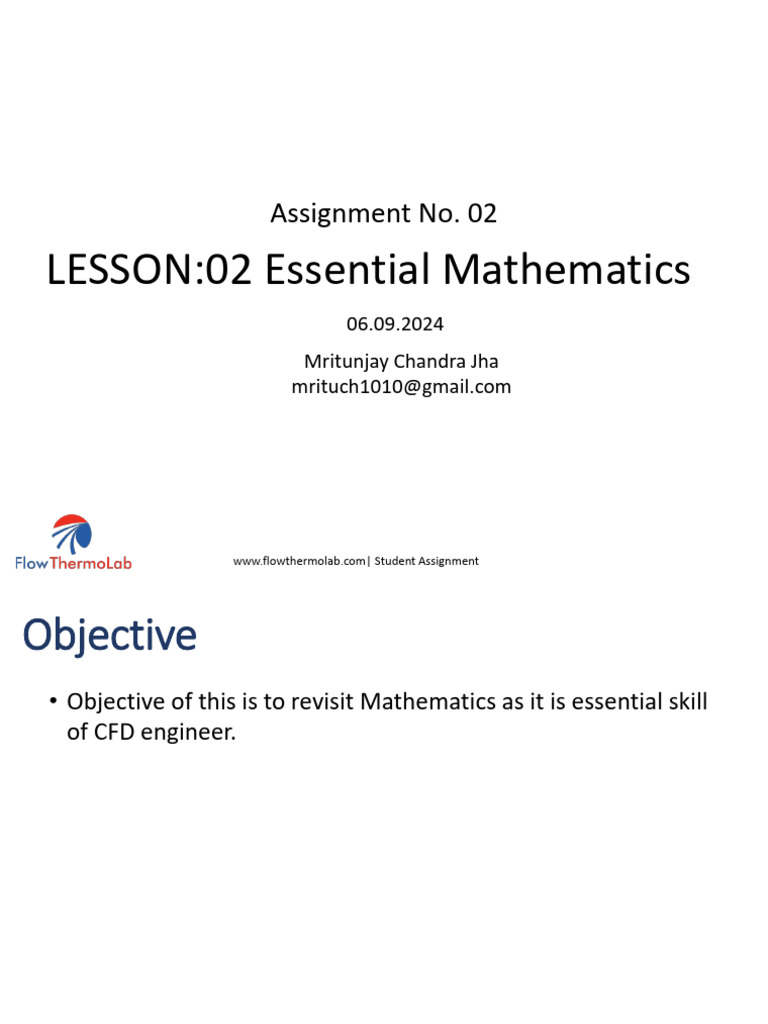 Assignment Lesson 2 | PDF