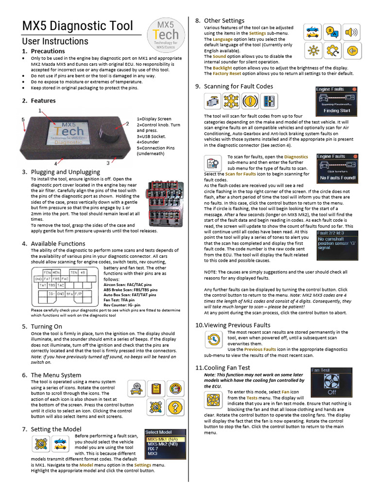 Manual Operativo MX5 ESCÁNER | PDF