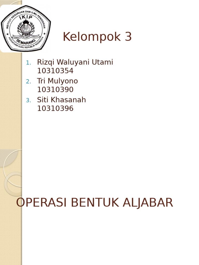 Kelompok 3 | PDF