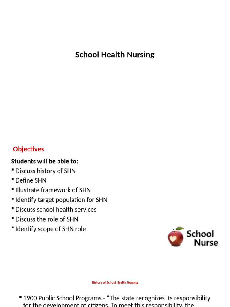 8-School Health Nursing | PDF