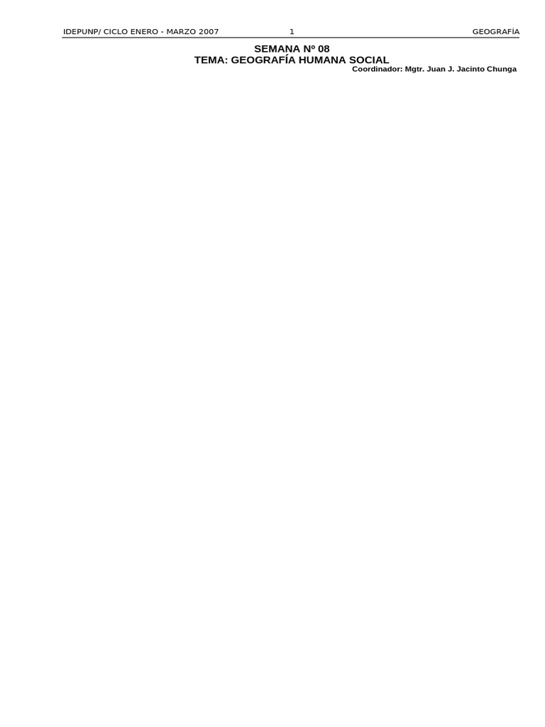 GEOGRAFIA JUAN JOSE JACINTO CH | PDF