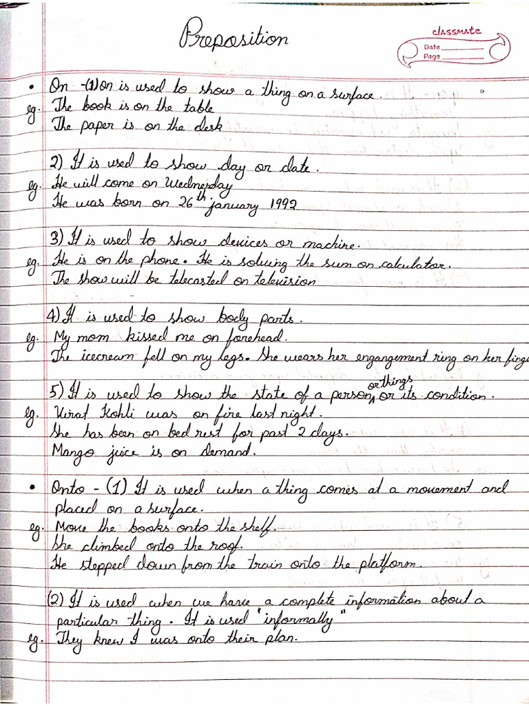 Preposition and Conjunction | PDF