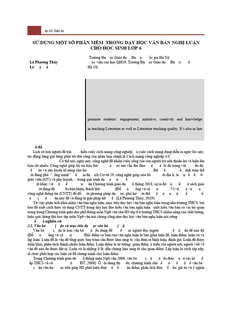 L PHNG Thy L TH Tho | PDF | Vietnam