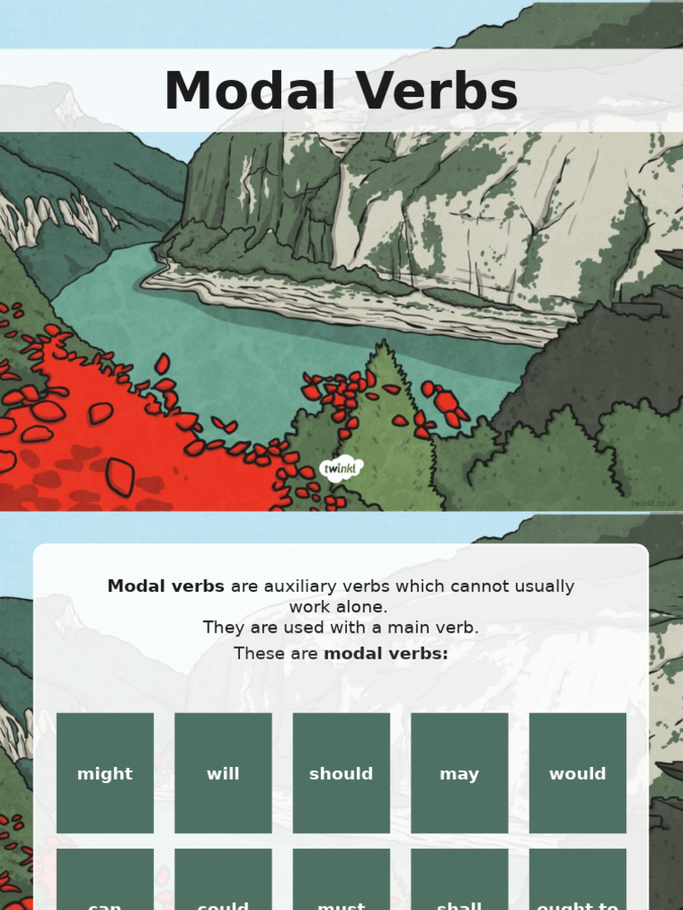 Using Modal Verbs PowerPoint Ver 1 | PDF