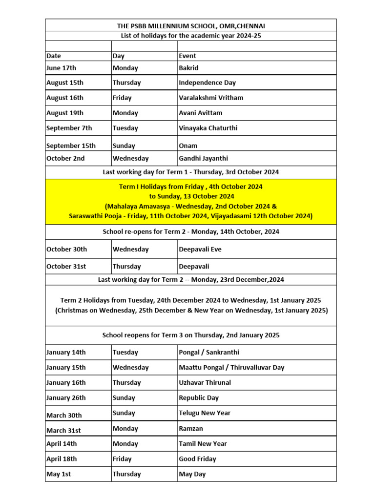 List_of_holidays_2024-251718785730 | PDF