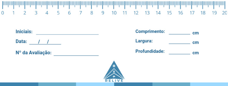 Régua Medidora de Feridas para Enfermagem | PDF