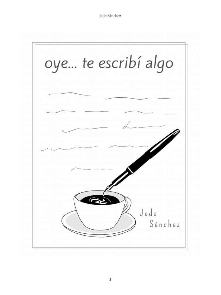 oye... te escribí algo | PDF