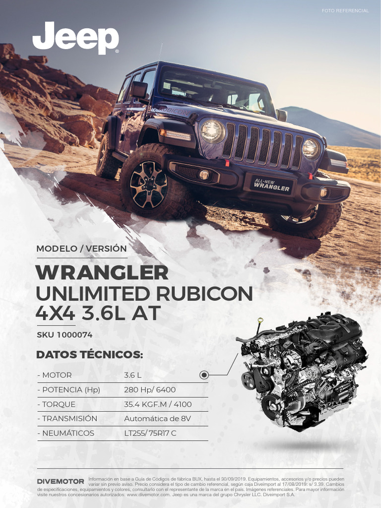 UNLIMITED RUBICON 4x4 AT | PDF