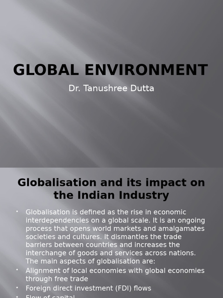 Global Environment | PDF