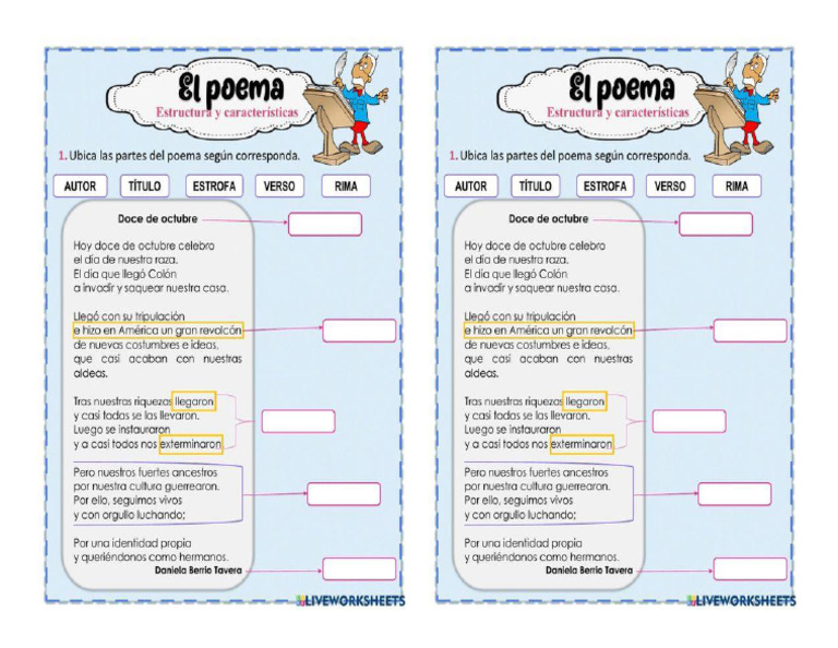 partes del poema | PDF