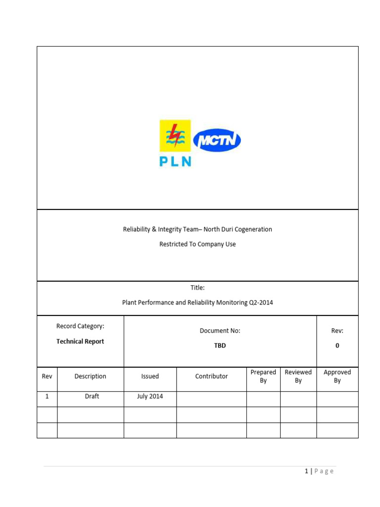 Contoh Report P2RM | PDF