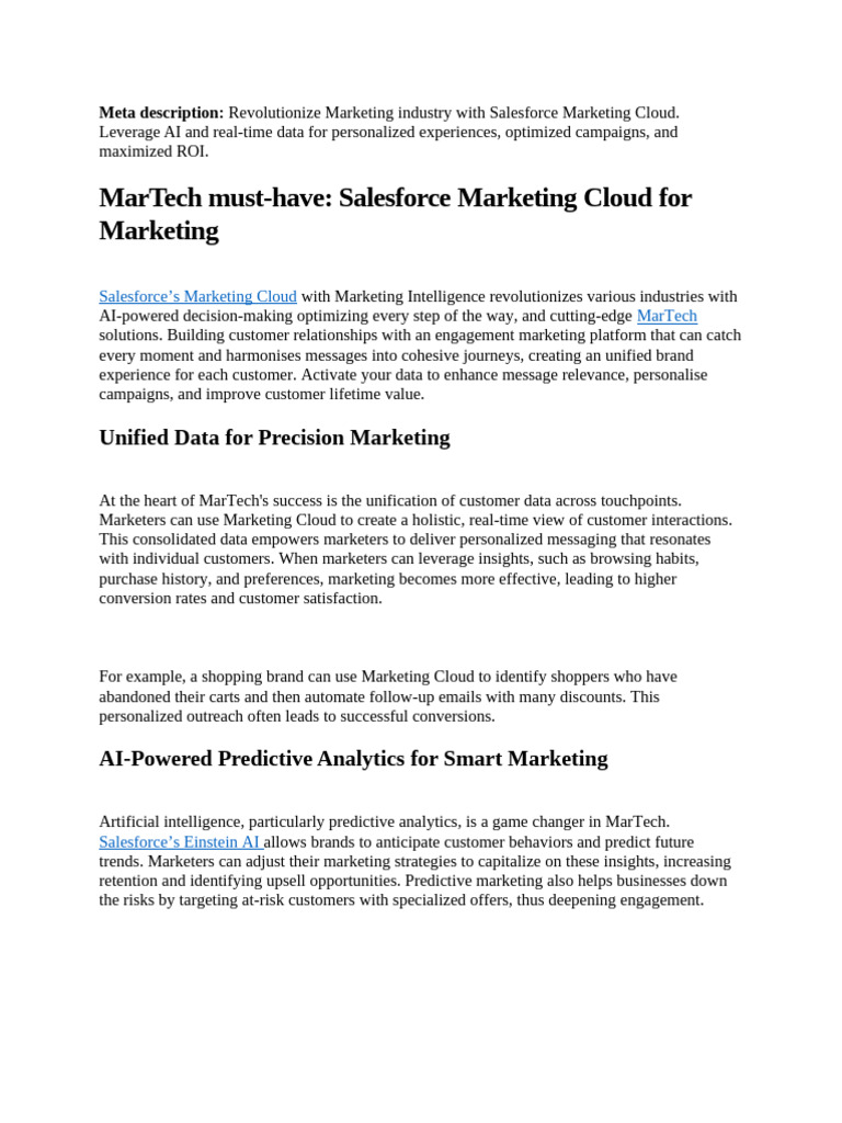 MarTech must-have | PDF
