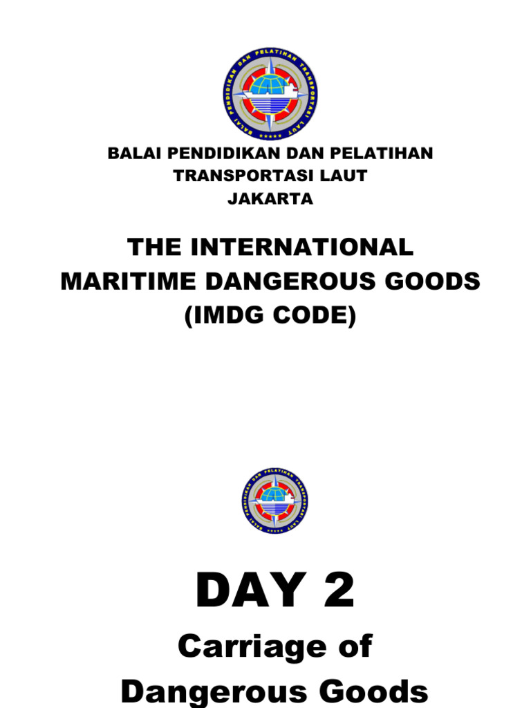 Bp2tl Imdg Code Part B | PDF