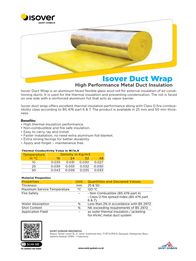 Flyer Isover Duct Wrap | PDF