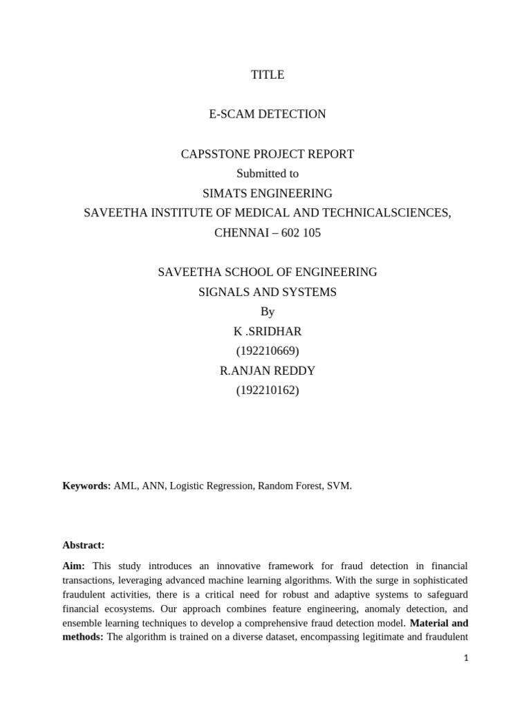 Capstone Project | PDF