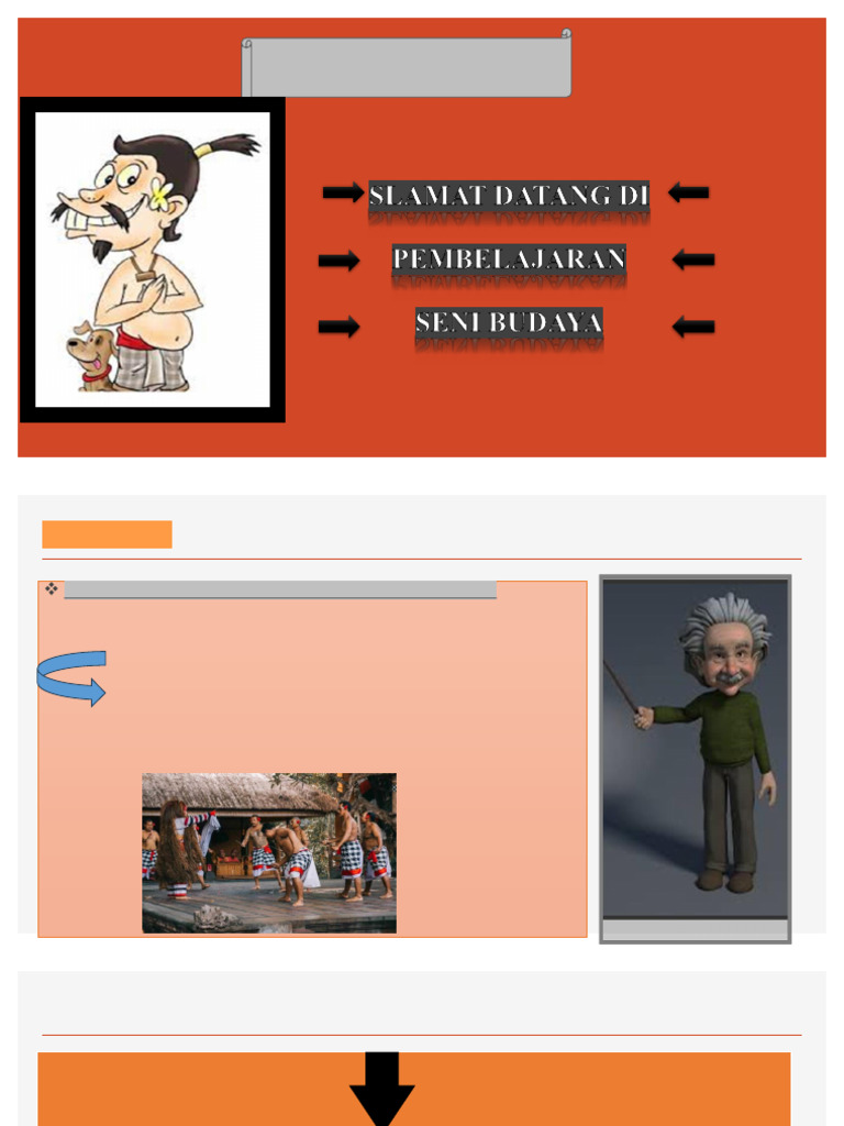 Power Point Karakteristik Seni Tari Tradisional Dan Tari Kreasi Baru | PDF