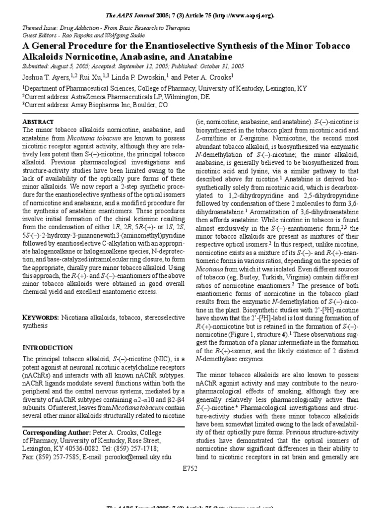 Joshua T. Ayers Et Al - A General Procedure For The Enantioselective ...