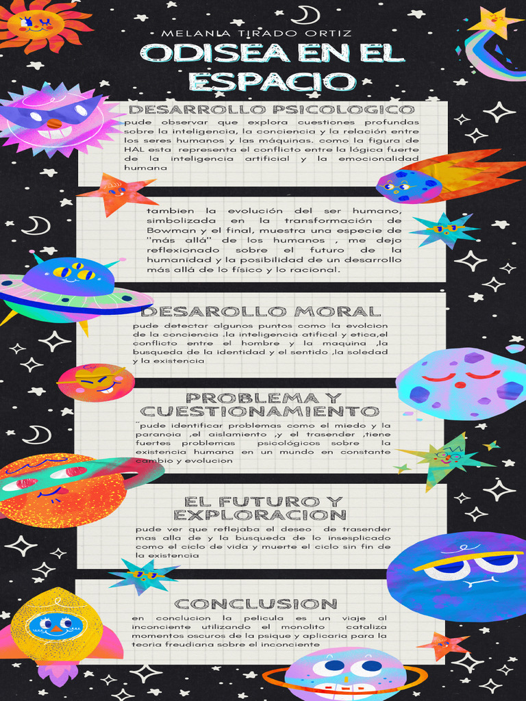 Infografía Una Odisea en El Espacio | PDF