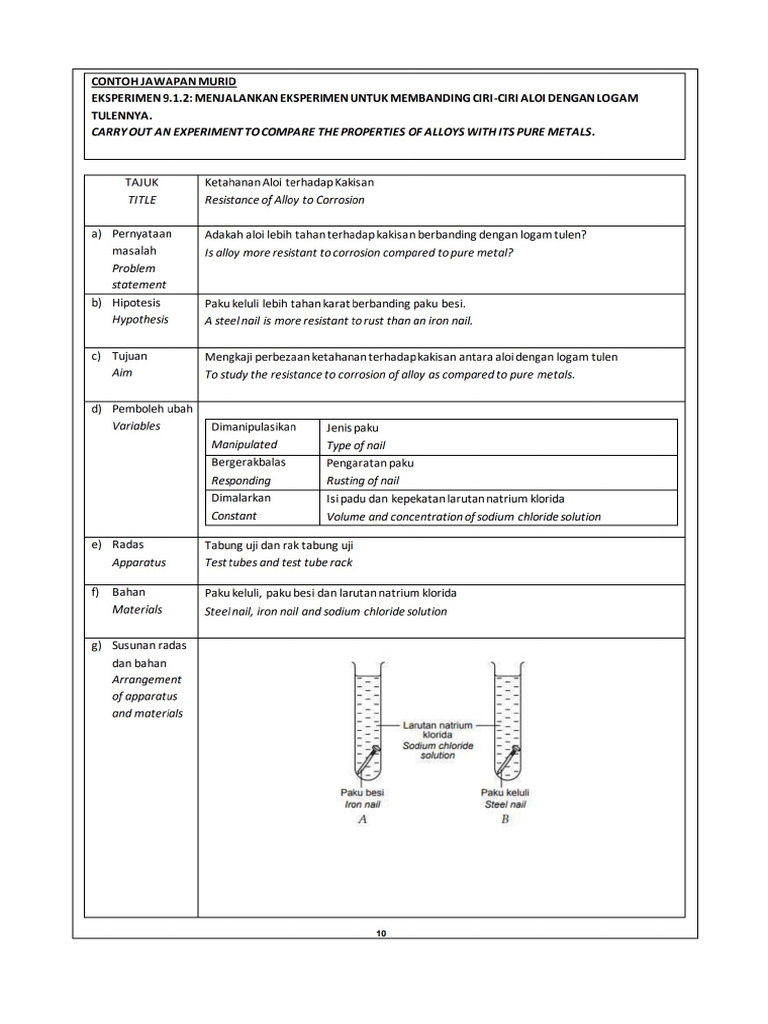 EKSPERIMEN ALOI | PDF