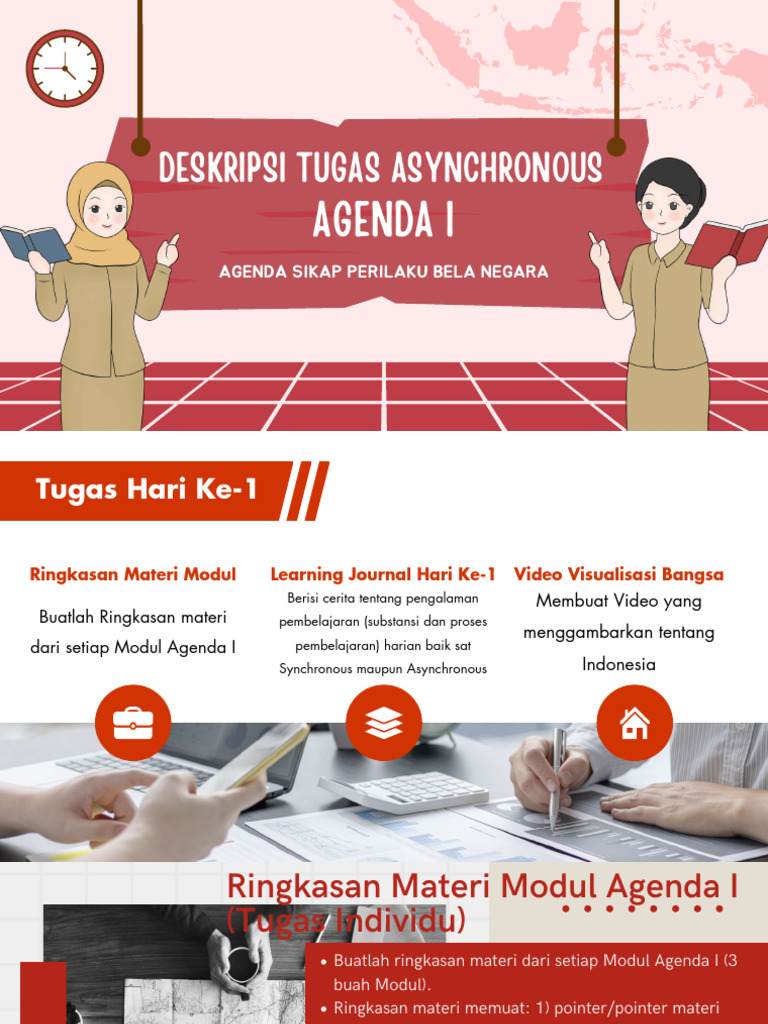 Deskripsi Tugas Asynchronous: Agenda I | PDF