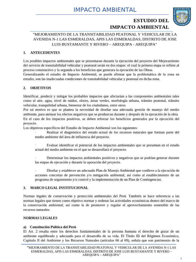 17 Evaluación de Impacto Ambiental | PDF