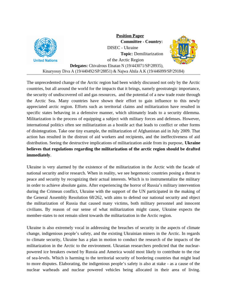 Ukraine PosPap v.2 | PDF | Ukraine | Arctic