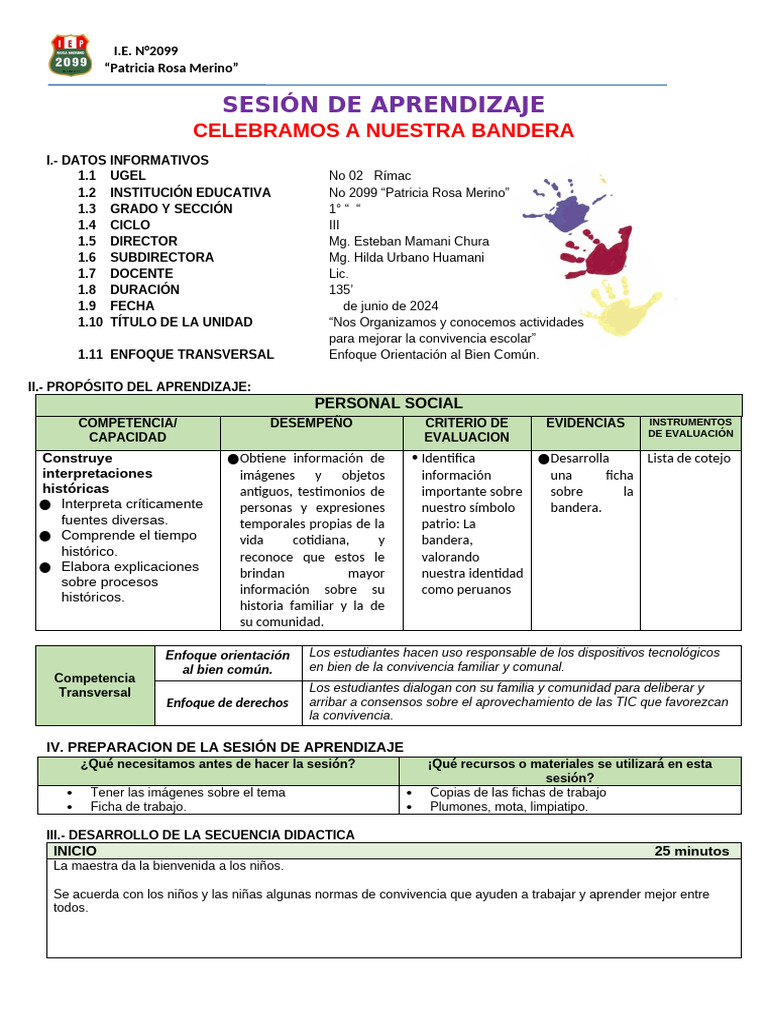 Pers. S. y Tutoría - U3 - Sem. 4 | PDF
