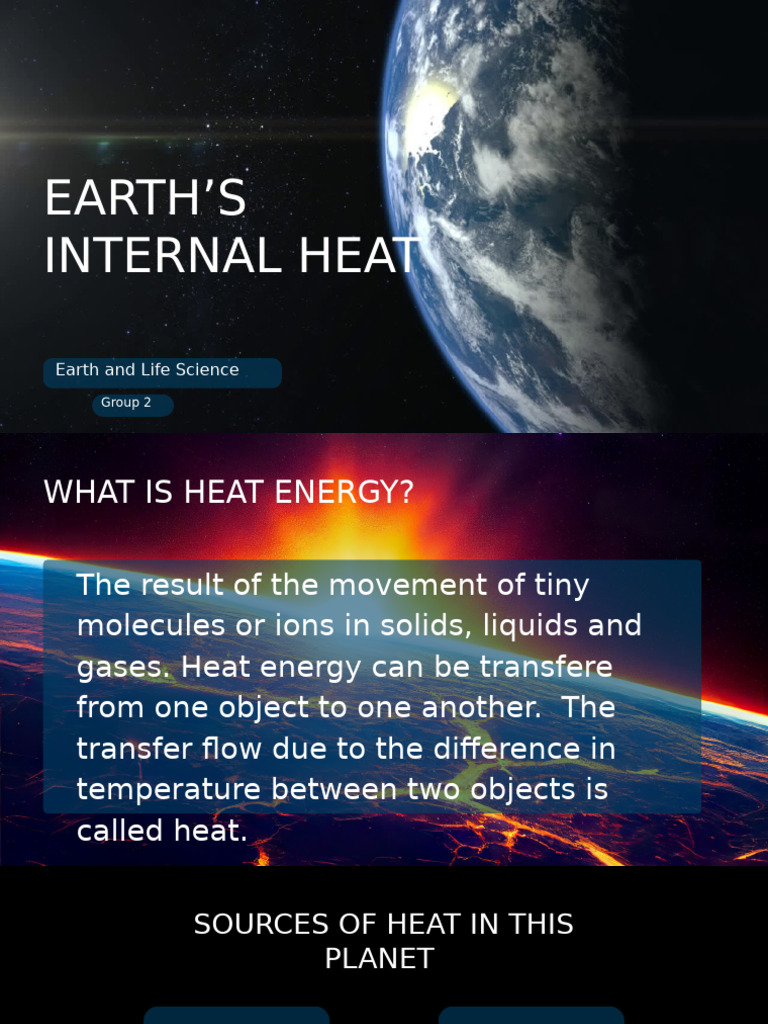 The Planet Earth Science Presentation in Dark Blue Animated Style ...
