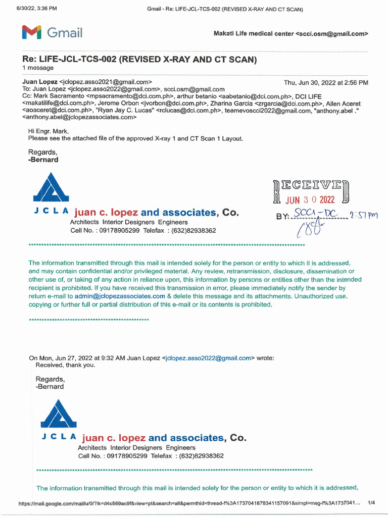 JCLA - Revised X-Ray & CT Scan | PDF
