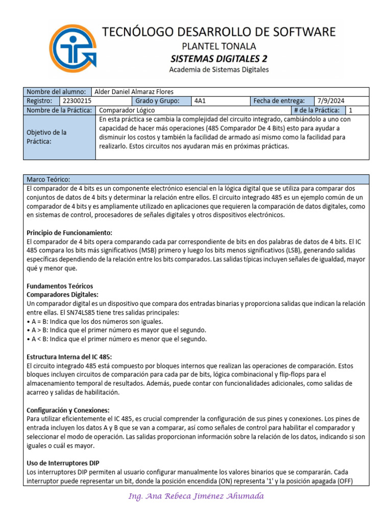 SDII - Actividad 1.6 - 22300215 - 4A1 | PDF