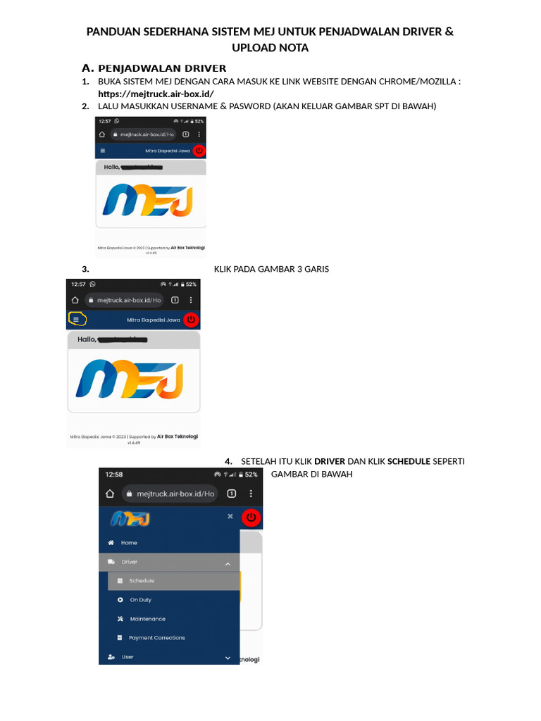 Panduan Sederhana Sistem Mej | PDF