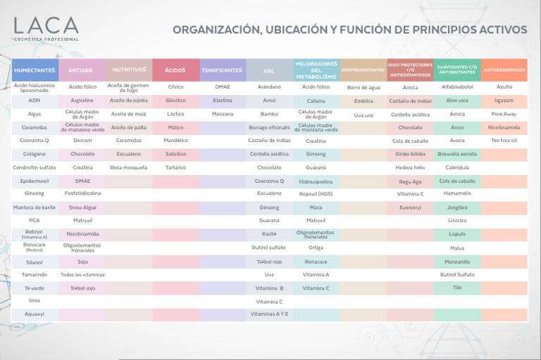 Cuadro de Principios Activos | PDF