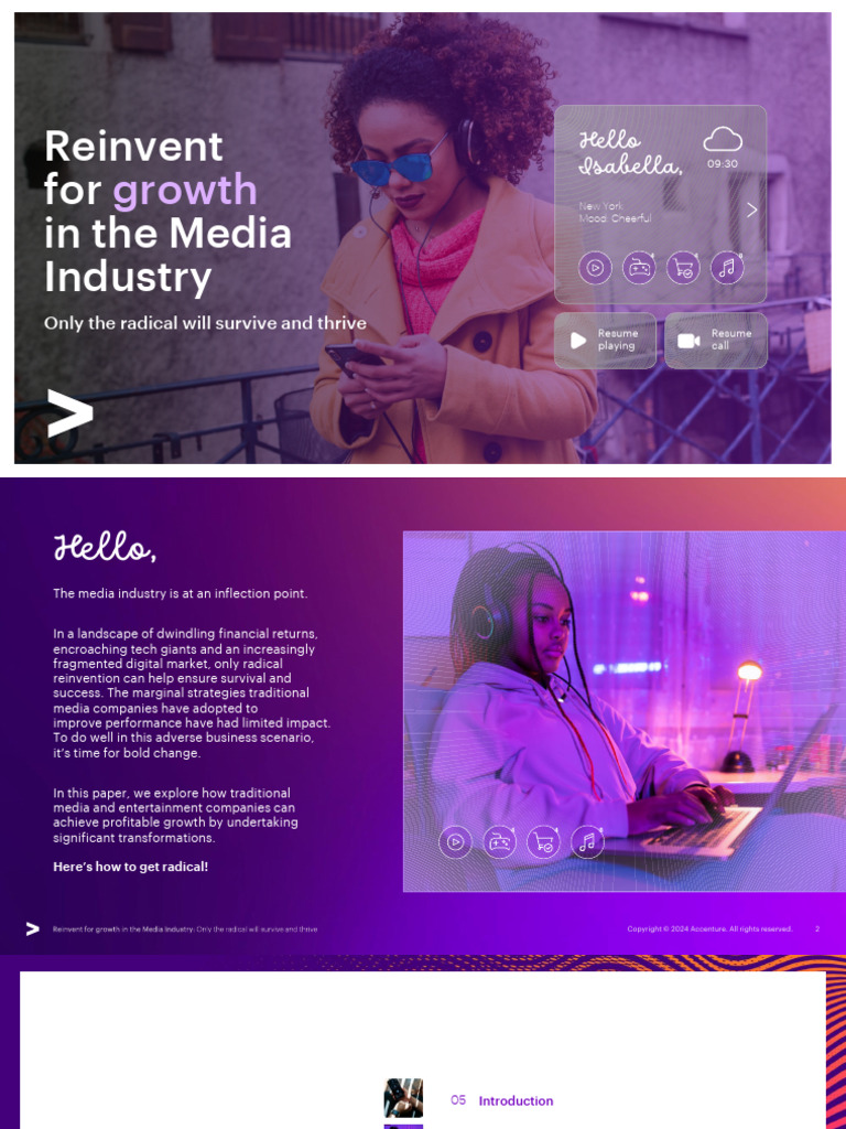 Accenture Reinvent For Growth Report 2023 V2 | PDF
