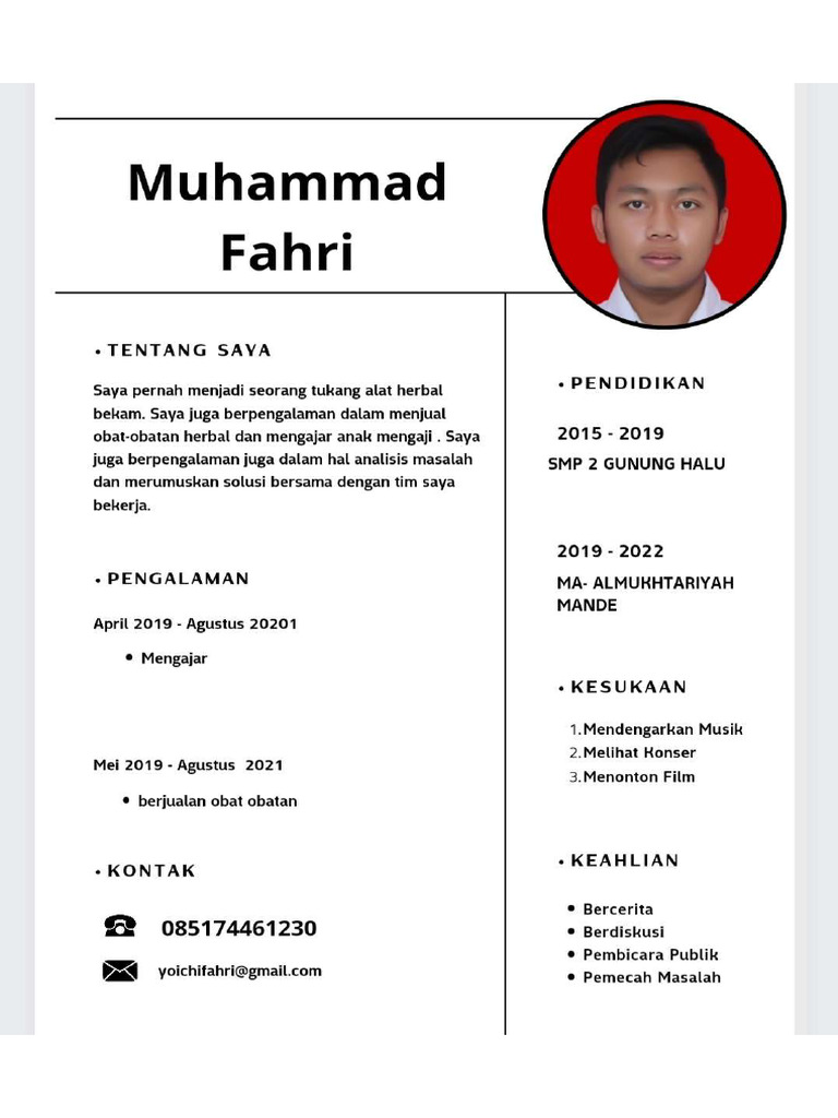 Fahri CV | PDF