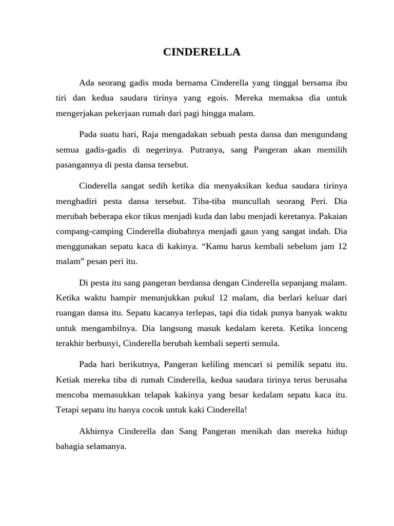 CINDERELLA | PDF