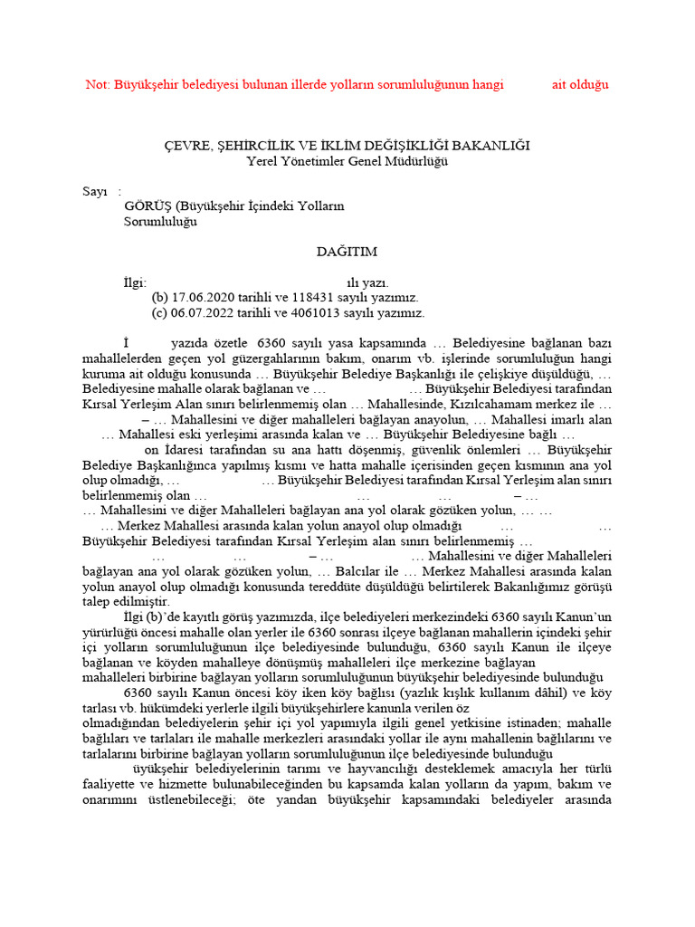 Buyukseh R C Ndek Yollarin Sorumlulugu 20240607082950 | PDF