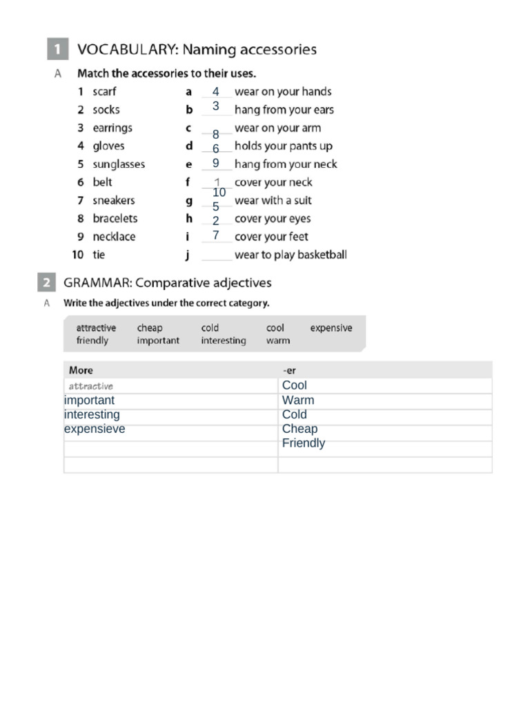 EVOLVE 2 UNIT 9.1 EXERCISES | PDF
