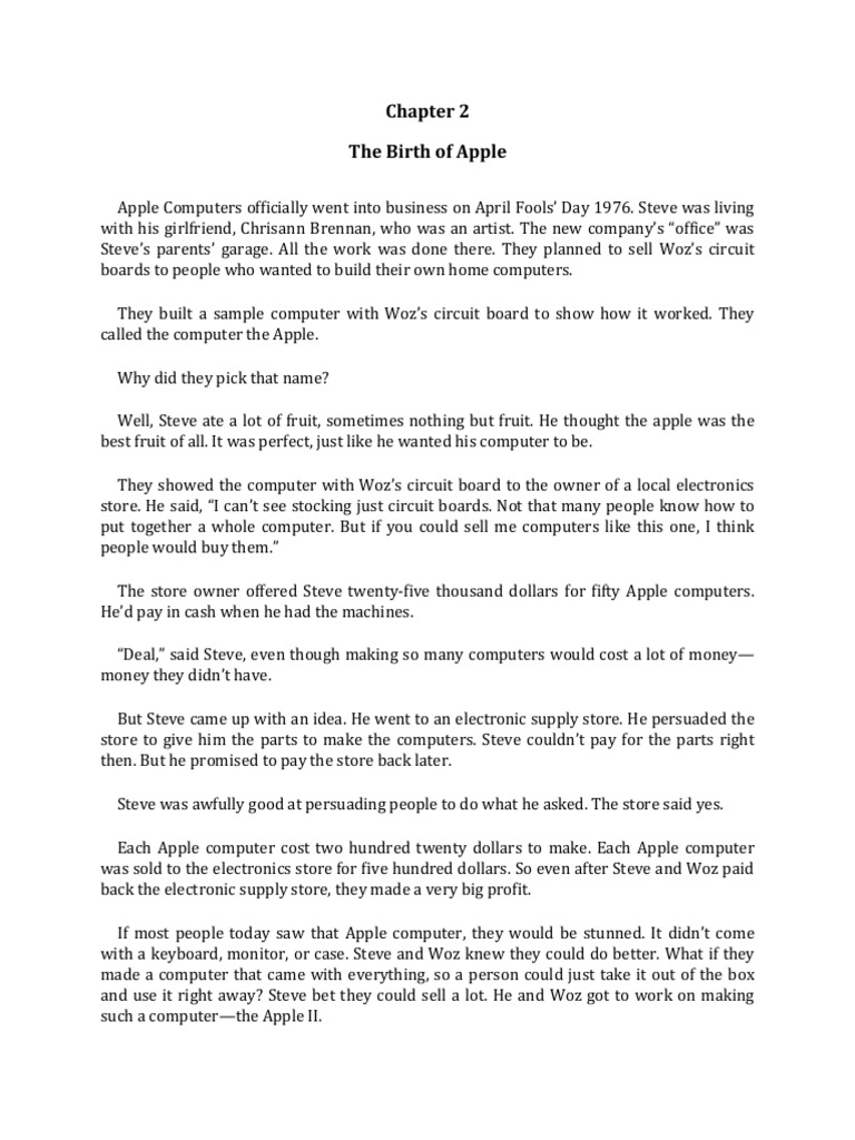 The Birth of Apple | PDF